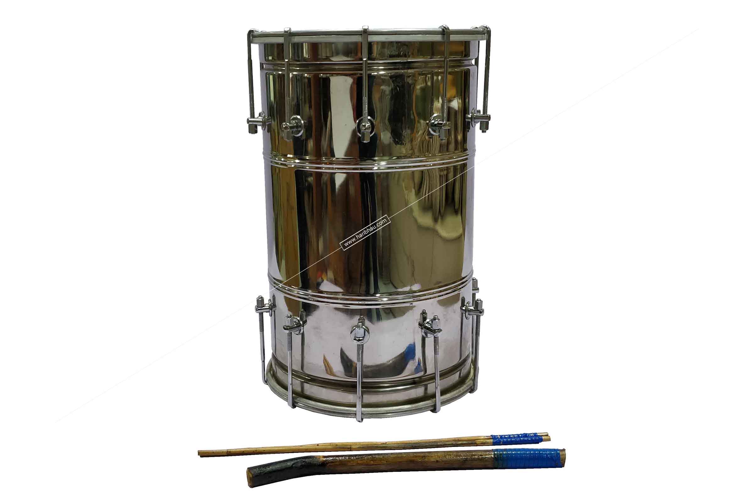 Katchi Dhol (Stainless Steel, Leather heads) | Haribhau Vishwanath ...